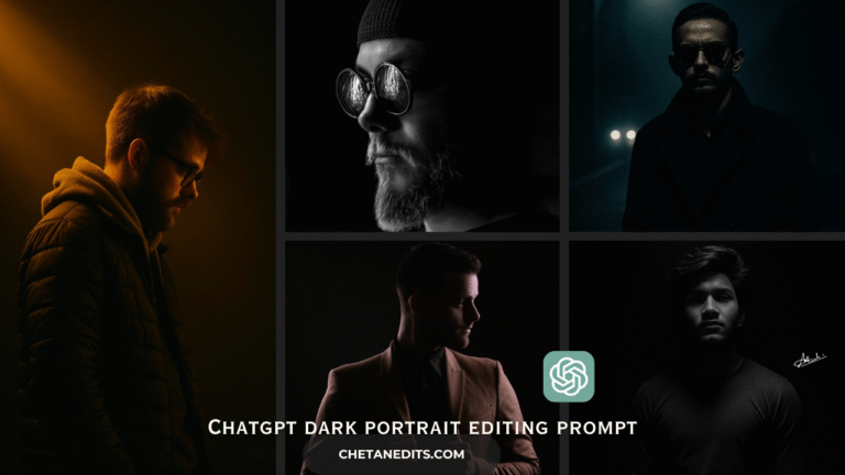 Top 5 Chat Gpt Dark Portrait Ai Photo Editing Prompts